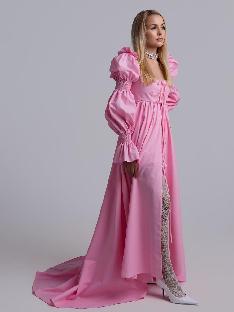 The Brigitte Dress in Pink – KRASNOVA